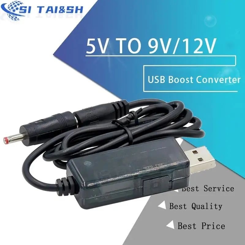 Jual USB Boost Converter DC 5V to 9V 12V USB Step-up Converter Cable | Shopee Indonesia