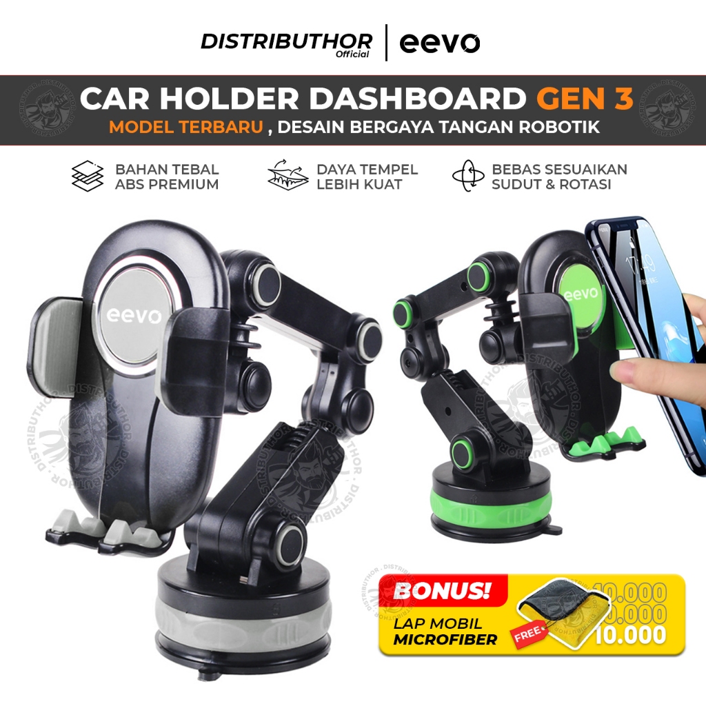 Jual Holder hp mobil 4 in 1 GEN 3 EEVO CM30 Car Phone Stand untuk ...