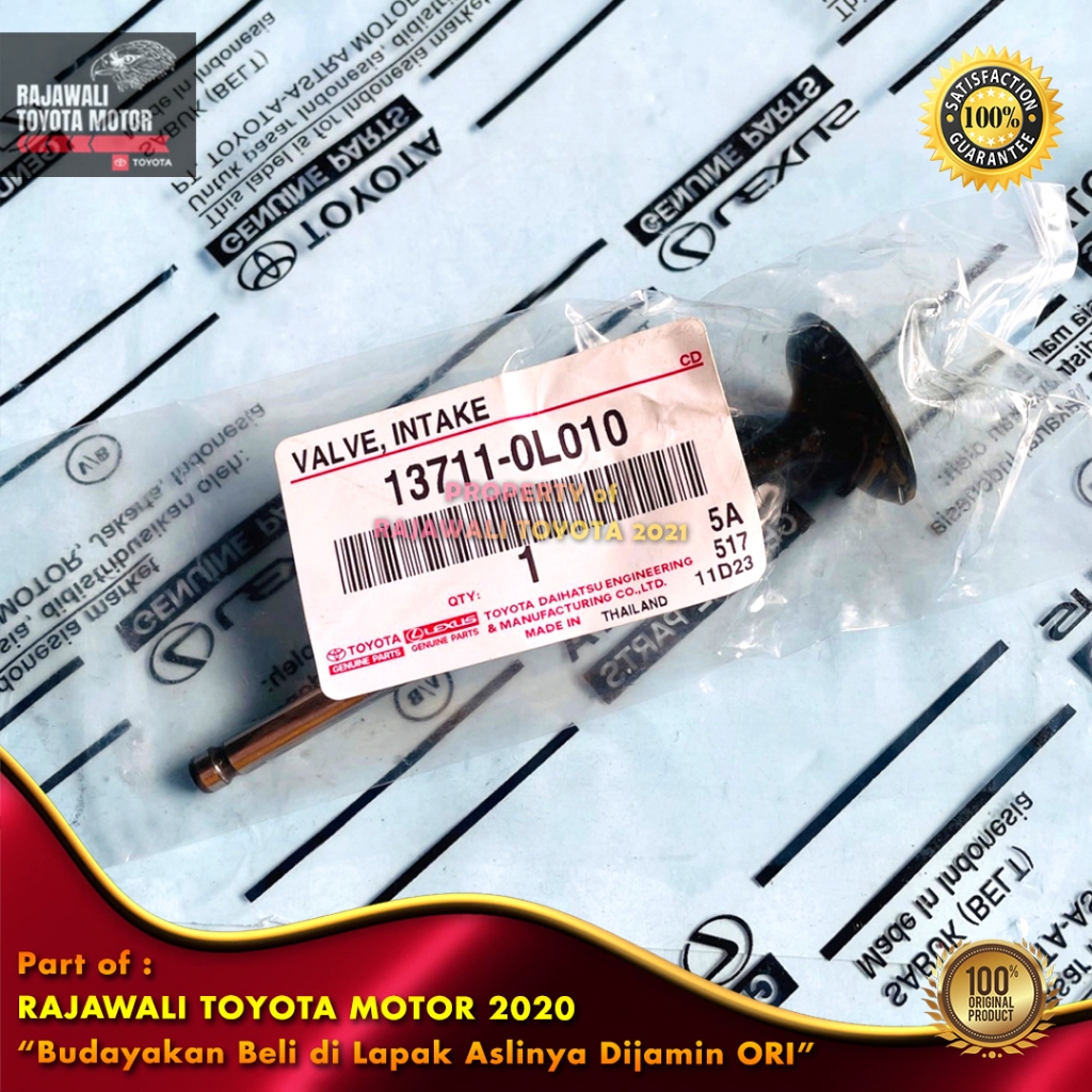 Jual Valve IN Klep MINYAK Innova, Fortuner, Hilux 2500cc 2KD Diesel ...