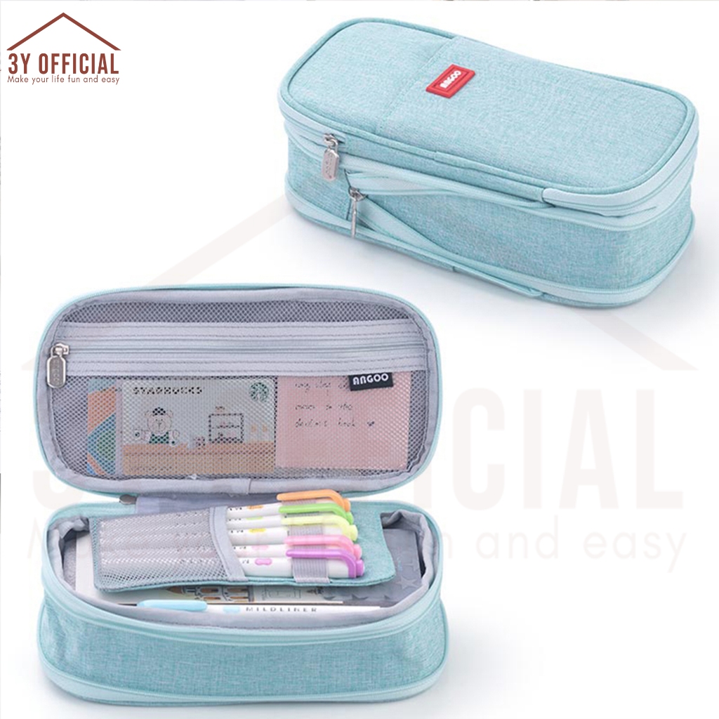Jual 3Y Angoo Collapsible Pencil Case kotak pensil aesthetic | Shopee ...