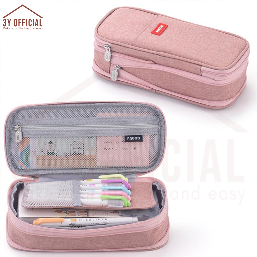Jual 3Y Angoo Collapsible Pencil Case kotak pensil aesthetic | Shopee ...