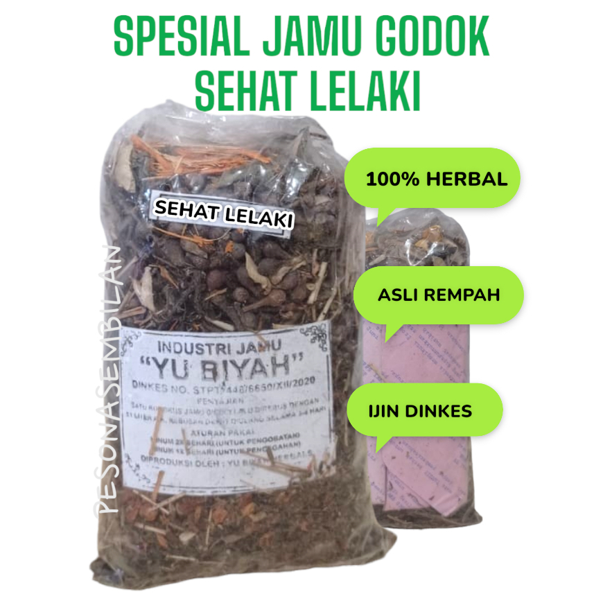 Jual Jamu Godok Sehat Lelaki, Kesehatan Stamina Pria (1kg isi 6bks ...