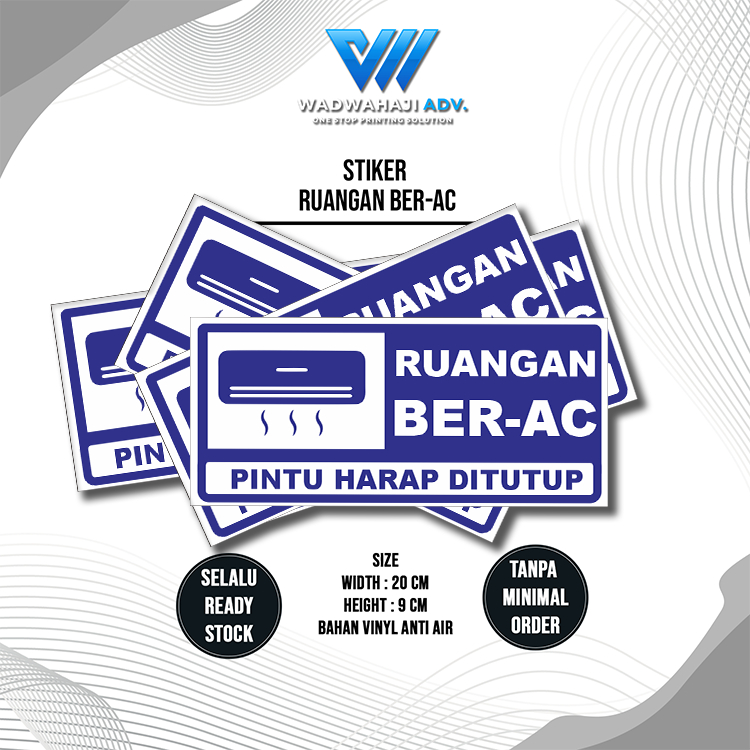 Jual STIKER RUANGAN BER-AC | STIKER BER-AC | STIKER HARAP DITUTUP PINTU ... Jual STIKER RUANGAN BER-AC | STIKER BER-AC | STIKER HARAP DITUTUP PINTU ...