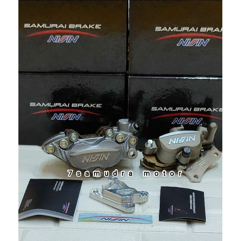 Jual kaliper nissin samurai 4p-F/2p-R original motor ninja r, ninja rr | Shopee Indonesia