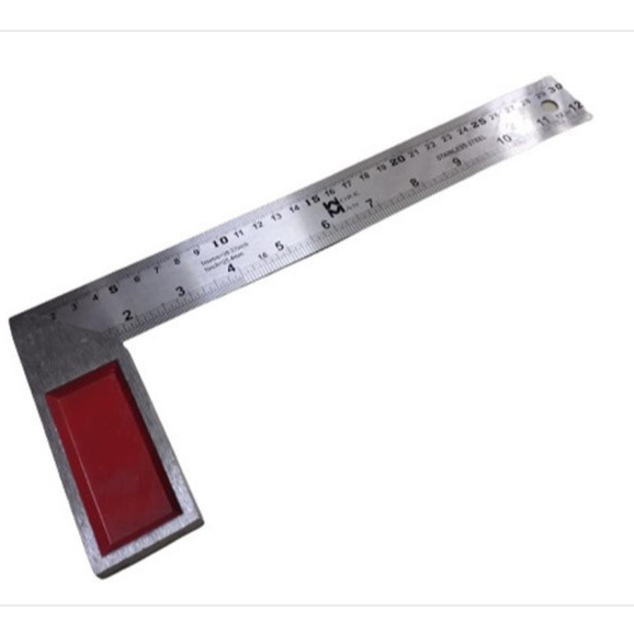 Jual SIKU METER TUKANG 12" INCH/SIKU UKUR SUDUT DIMENSI/SIKU TUKANG ...