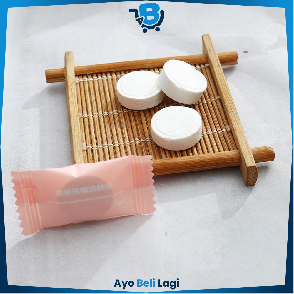 Jual Tissue Handuk Mini Travelling Sekali Pakai / Tissue Wajah Mini ...