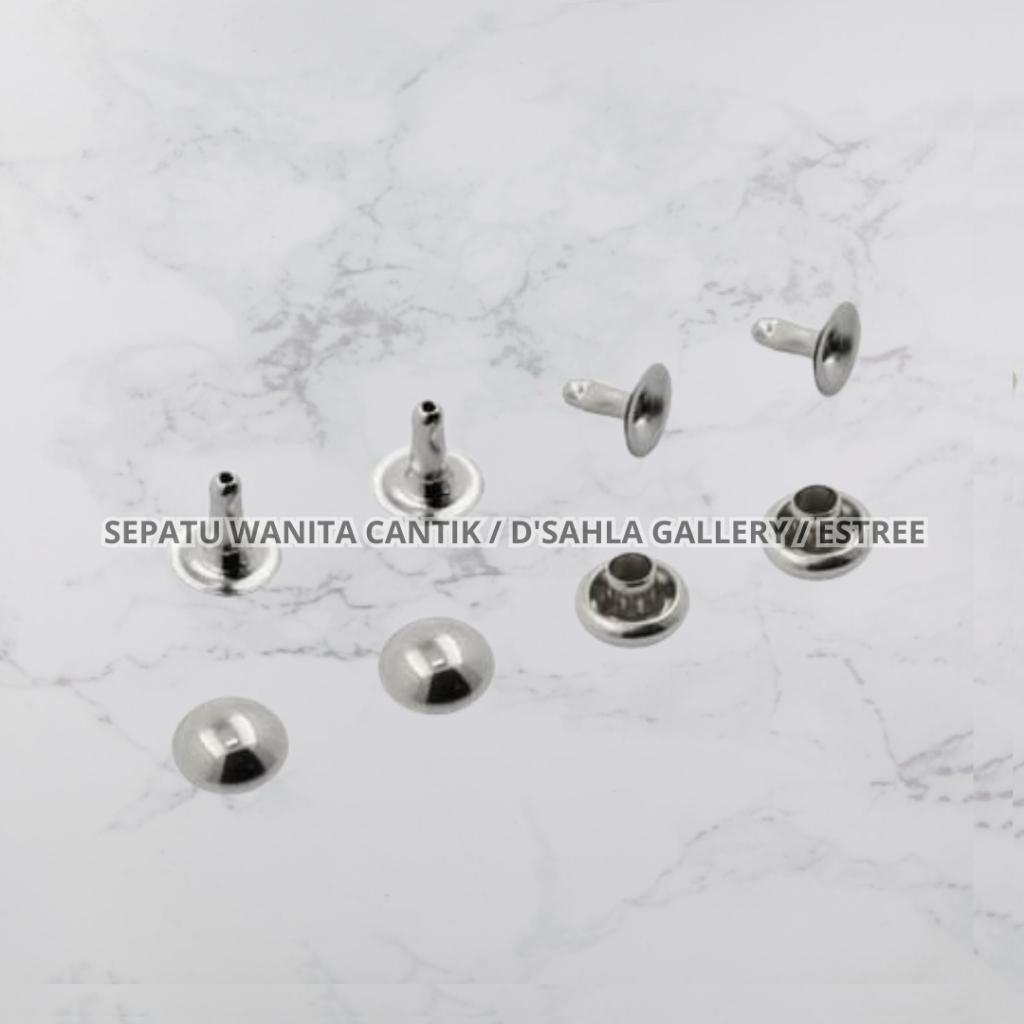 Jual Paku Rivet Paku Centang / Paku Keling / Mata ayam Double Nikel ...