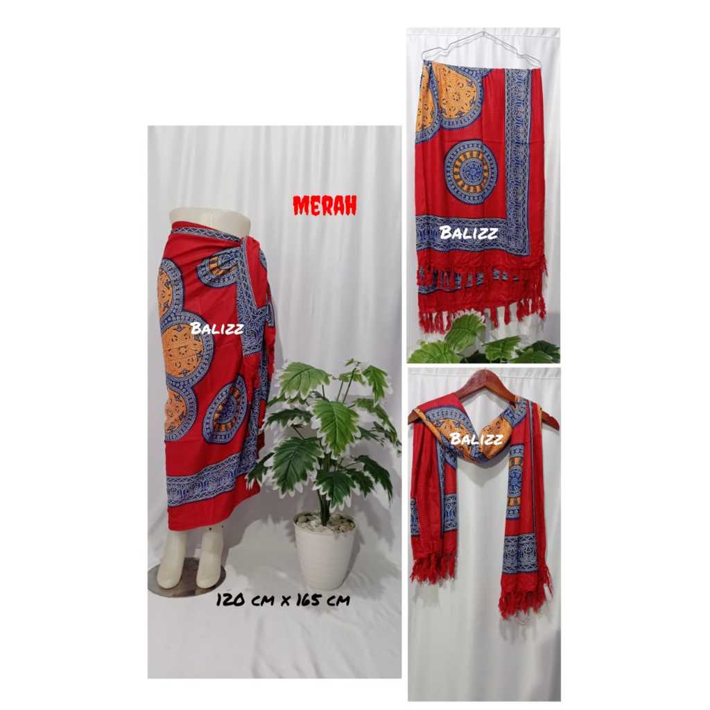 Jual Kain Bali pantai / kain pantai / sarung bali / sarung pantai ...