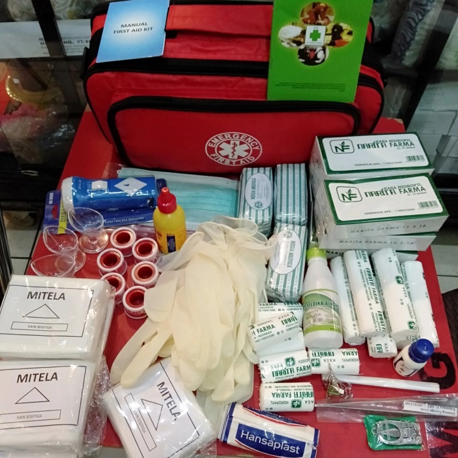 Jual Tas Emergency First Aid Kit / Tas P3K Model Selempang dan Jinjing ...