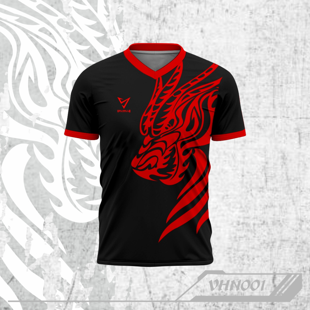 Jual JERSEY BAJU OLAHRAGA MOTIF PRINT NAGA ADEM | Shopee Indonesia