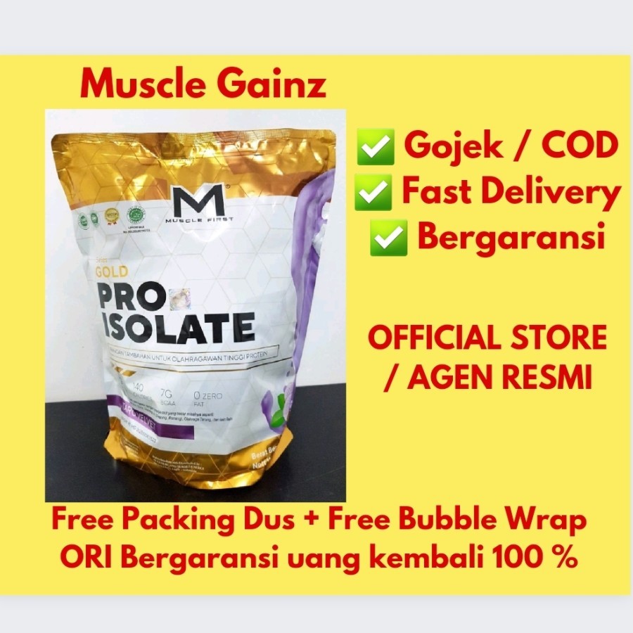 Jual Muscle First M1 Pro Isolate 5lbs Whey Protein Isolate Susu Protein ...
