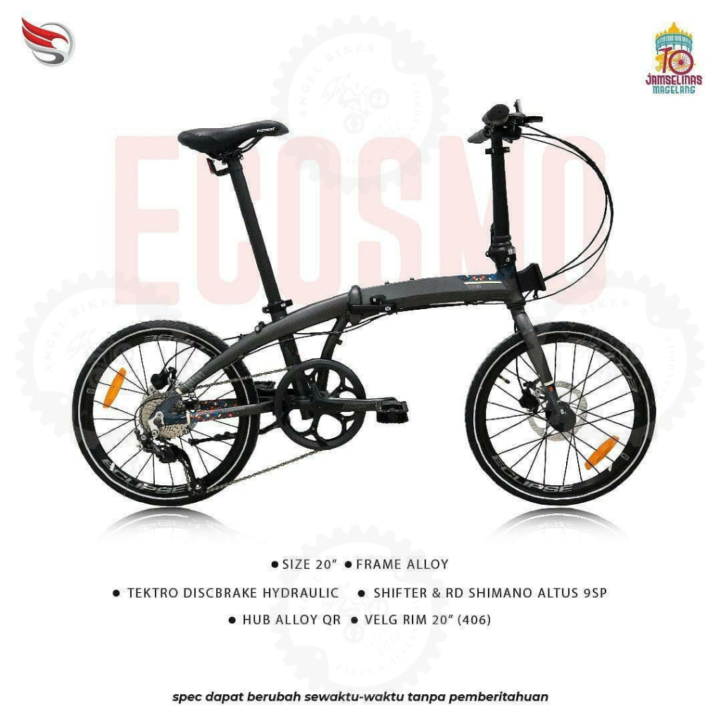 Jual Sepeda Lipat Element ECOSMO JAMSELINAS 20 Inch | Shopee Indonesia