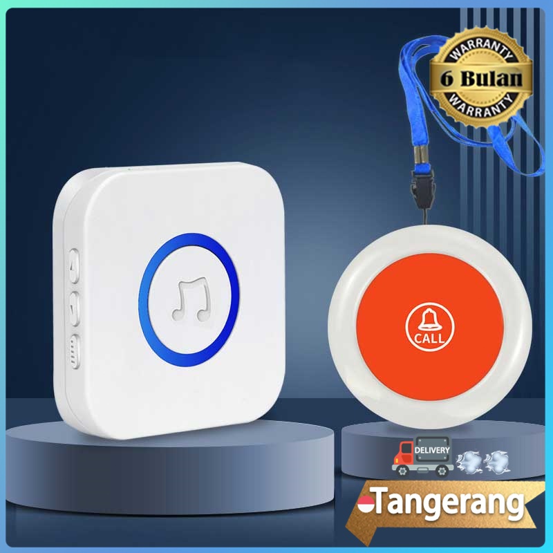 Jual Bell Panggil Tombol Nurse Call Button Bell Call + Receiver Untuk ...