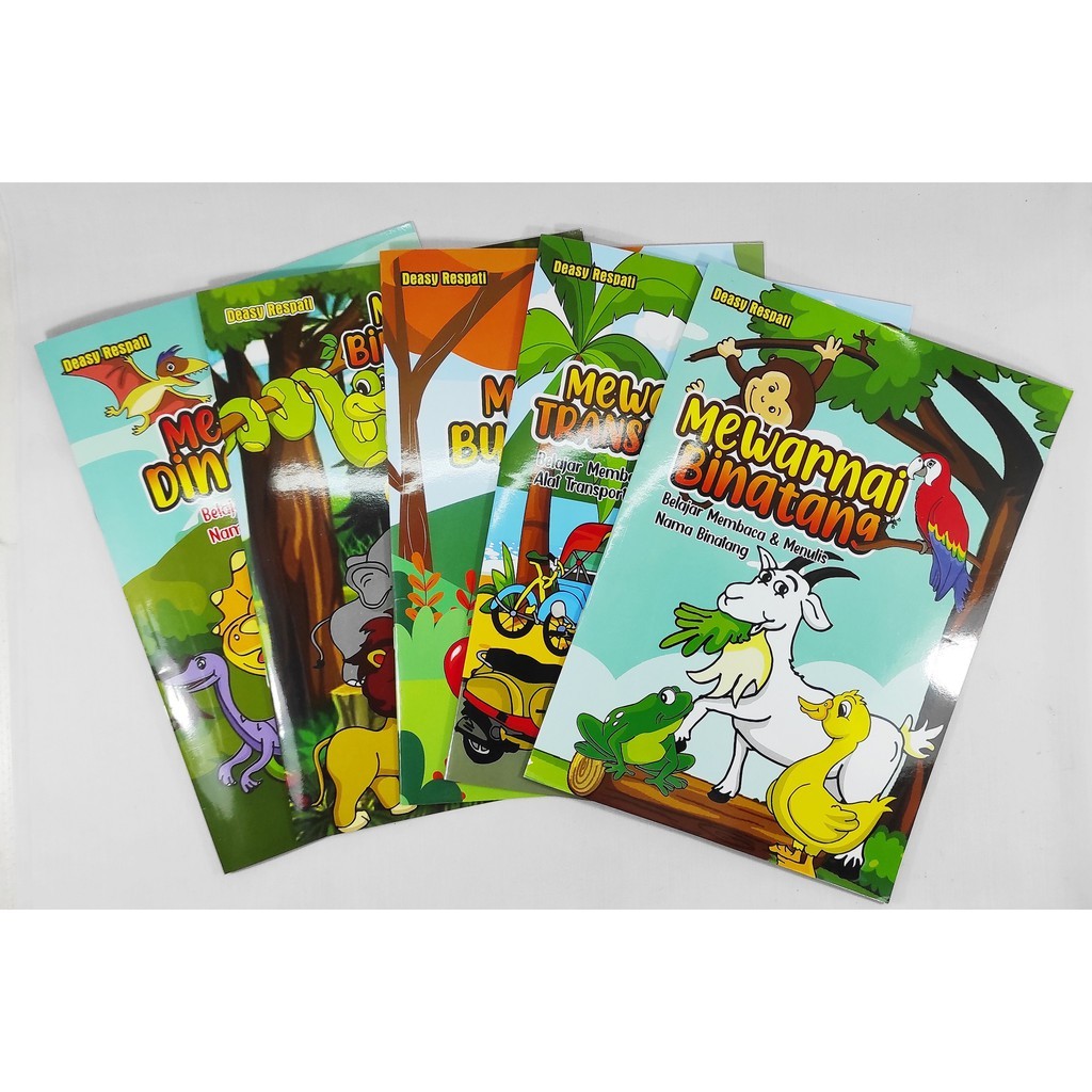 Jual [Inova Book] Buku Mewarnai: Binatang, Binatang Liar, Dinosaurus ...