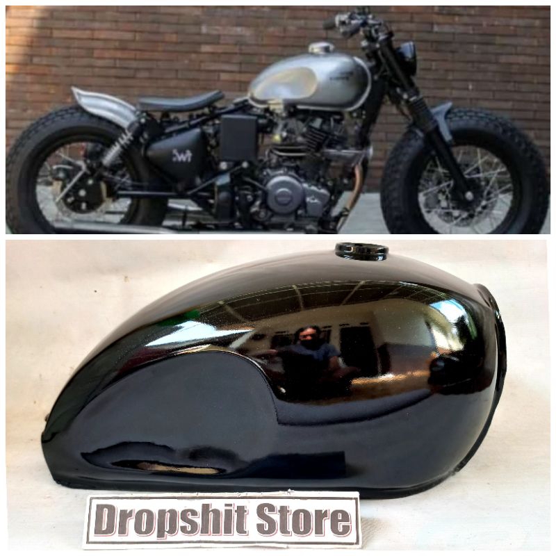 Jual Tangki Japstyle triumph besar custom motor Scorpio Tiger Megapro ...