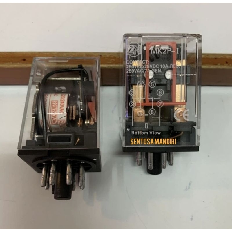 Jual Relay Riley MK2P 220V 220VAC AC 220 Volt 8 Pin MK2P-I ZN | Shopee ...