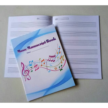 Jual PROMO TERAKHIR !!! Buku tulis musik garis lima / buku garis ...