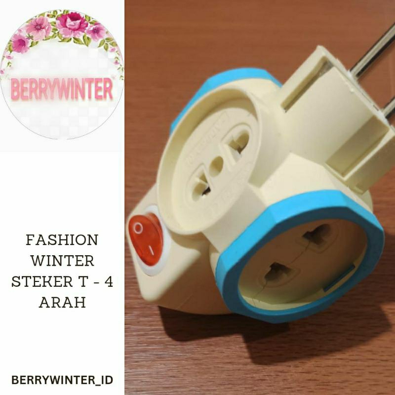 Jual Colokan Listrik Sambung T Plug 4 Arah Steker Adaptor | Shopee ...