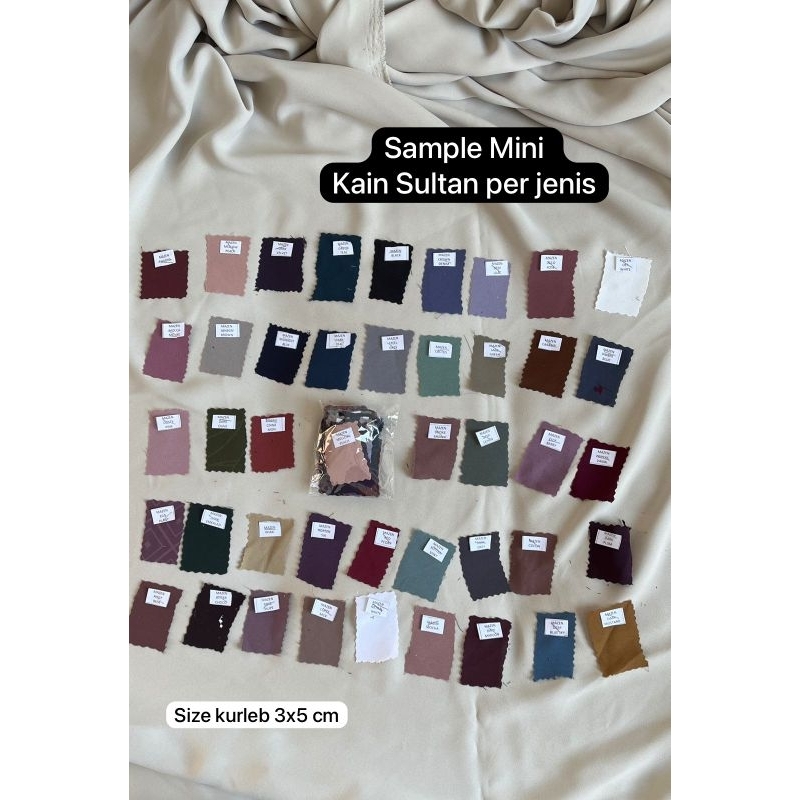 Jual KAIN SULTAN SAMPLE WARNA - KAIN EMIRATE TEXTILLE | Shopee Indonesia