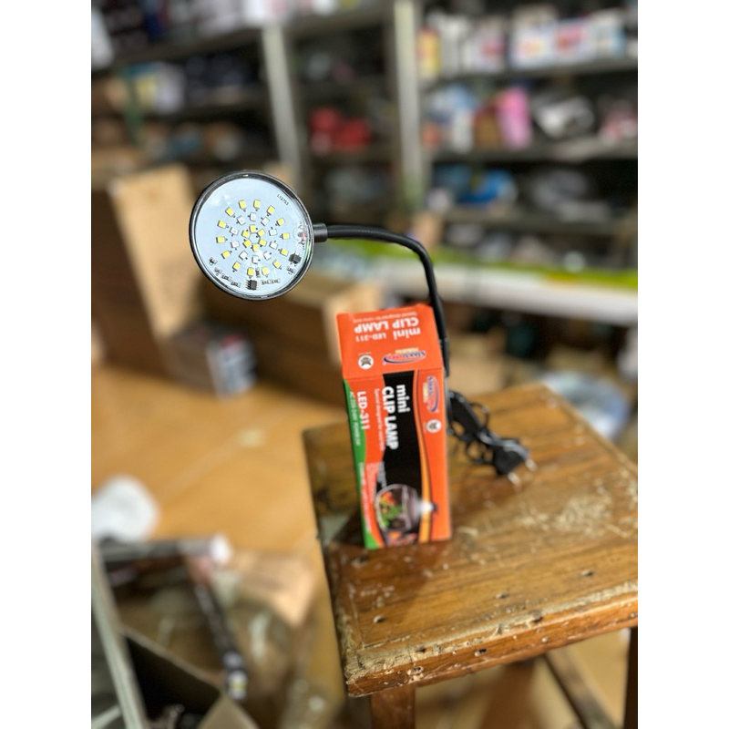 Jual SAKKAI PRO jepit 3mode Putih, Biru, purih biru Lampu Jepit Mini ...