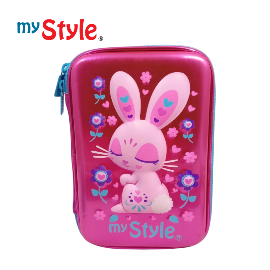 Jual My Style TM 2274 Rabbit Hardtop Pencil Case Metal Finish Material ...