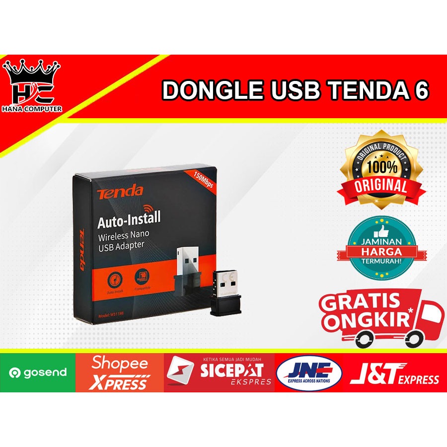 Jual Tenda W311MI AX300 Wifi 6 Wireless Nano USB Adapter Wifi6 | Shopee ...