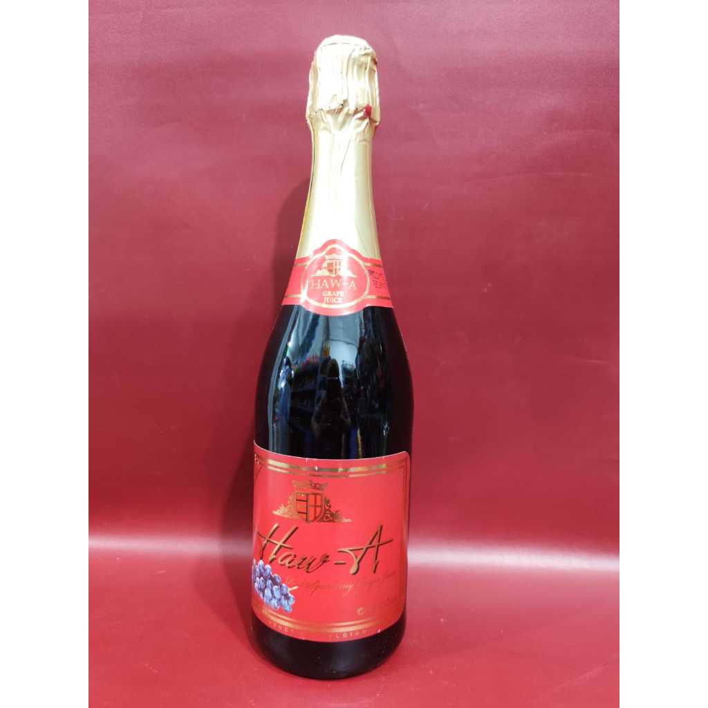 Jual HAW-A Sparkling Grape Juice Red 750ML | Shopee Indonesia