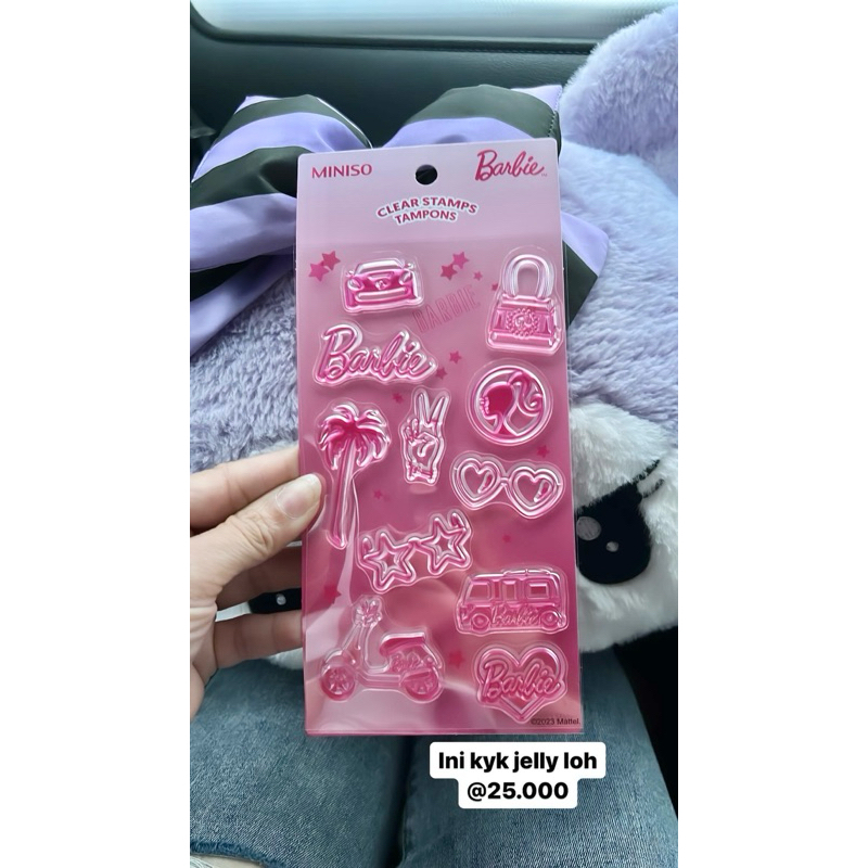 Jual Sticker Barbie Miniso x Barbie | Sticker Gliter Barbie | Shopee ...