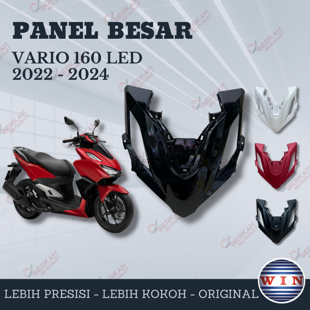 Jual Cover Panel Tameng Dasi Besar Depan Honda Vario 160 Led 2022 2023 ...