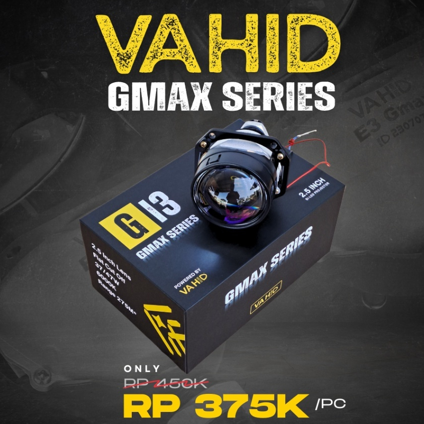 Jual Proji Projector Biled Vahid G13 PLUS Bluelens 37w Original Vahid ...