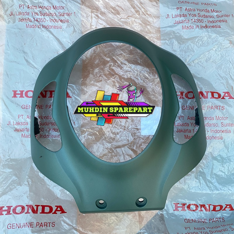 Jual Tameng panel body depan scoopy new K2F 2021-2022-2023 Hijau doff ...