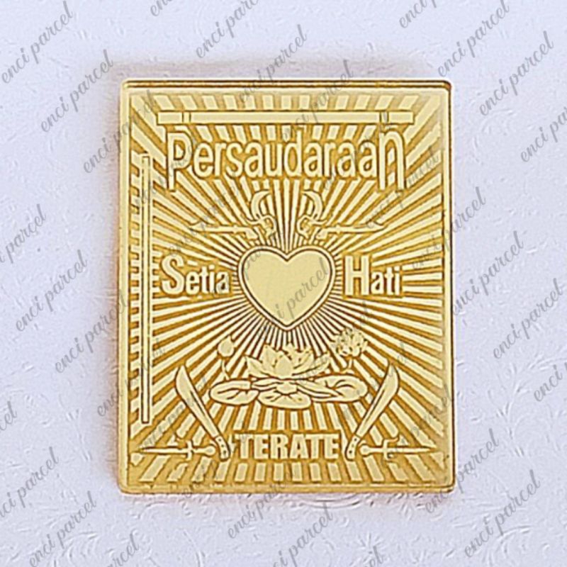 Jual logo PSHT kotak persegi lambang hati bersinar cahaya persaudaraan pencak silat setia hati ...