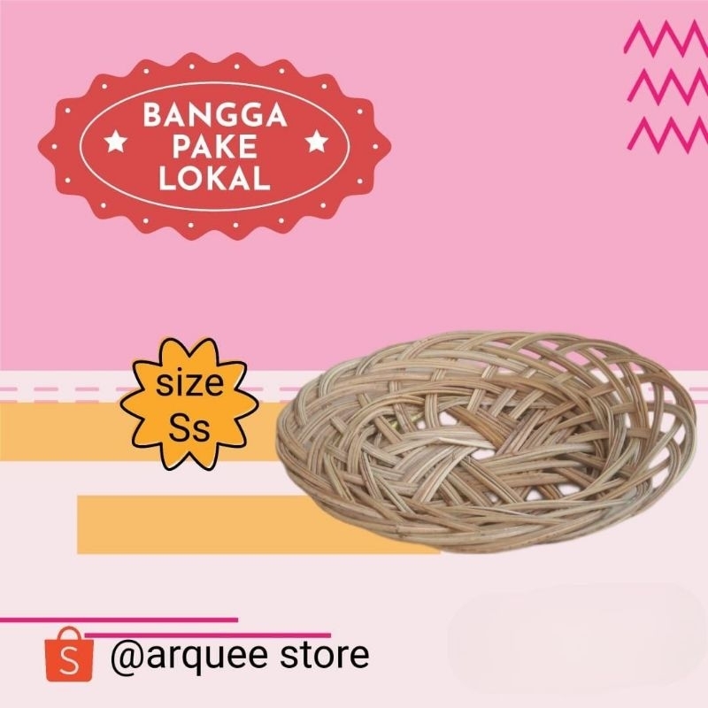 Jual PIRING LIDI/PIRING ROTAN/PIRING ANYAMAN LIDI /PIRING PRASMANAN ...
