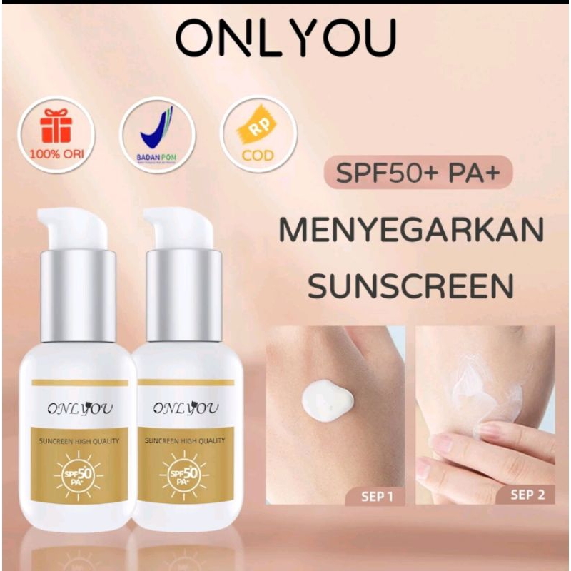 Jual ONLYOU Sunscreen SPF 50+PA+ | Shopee Indonesia