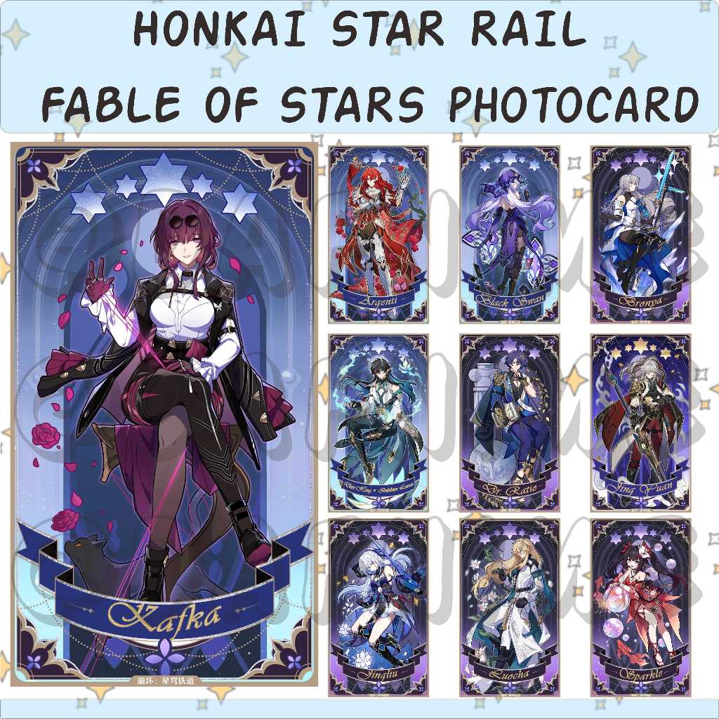 Jual HONKAI STAR RAIL FABLE OF STARS EDITION PHOTOCARD ANIME | Shopee ...