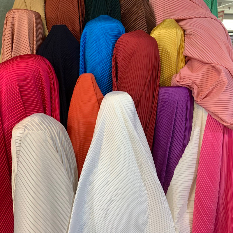 Jual kain - kain plikset - kain pleat - kain silk plisket - kain ...