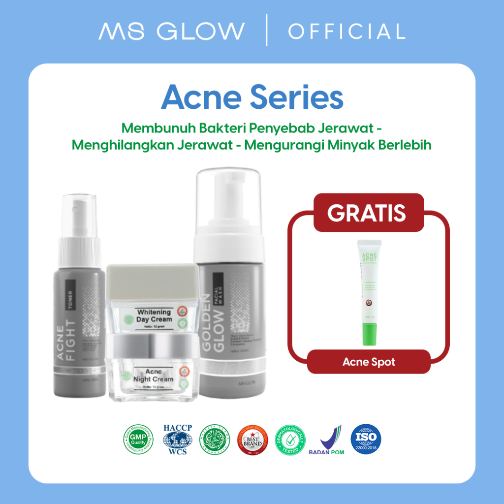 Jual MS GLOW ACNE PACK | Shopee Indonesia