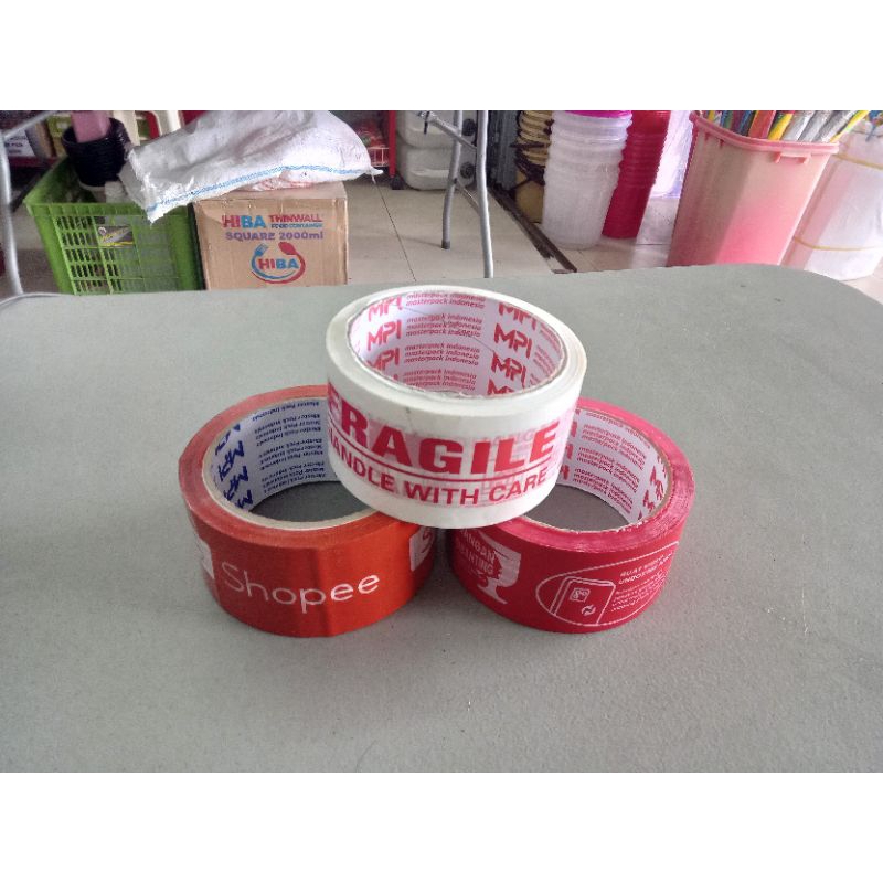 Jual LAKBAN FRAGILE PUTIH / LAKBAN FRAGILE UNBOXING / LAKBAN SHOPEE ...