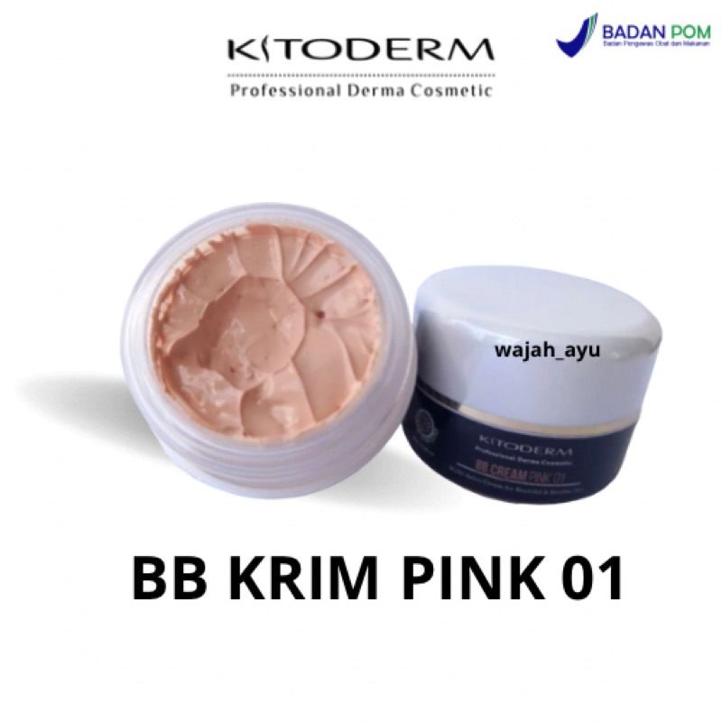 Jual Kitoderm BB cream pink 01 / BB Krim ( foundation wajah pink ...
