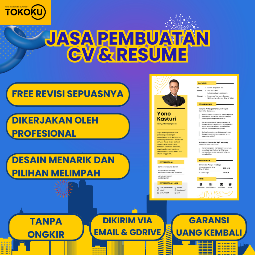 Jual Jasa Pembuatan CV & Resume | Shopee Indonesia