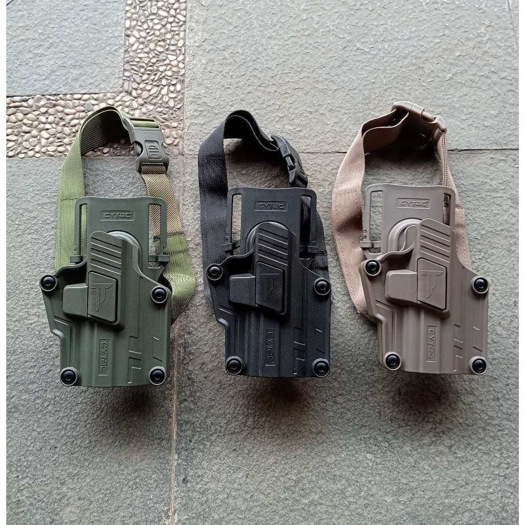 Jual CYTAC Universal Tactical Mega-fit Holster Gen 2 with Low Ride Belt ...