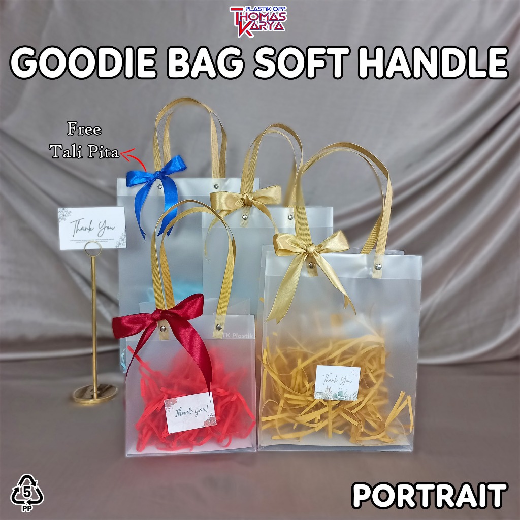 Jual Goodie Bag Dove Transparan Tas Hampers Doff Handbag Tote Gift ...