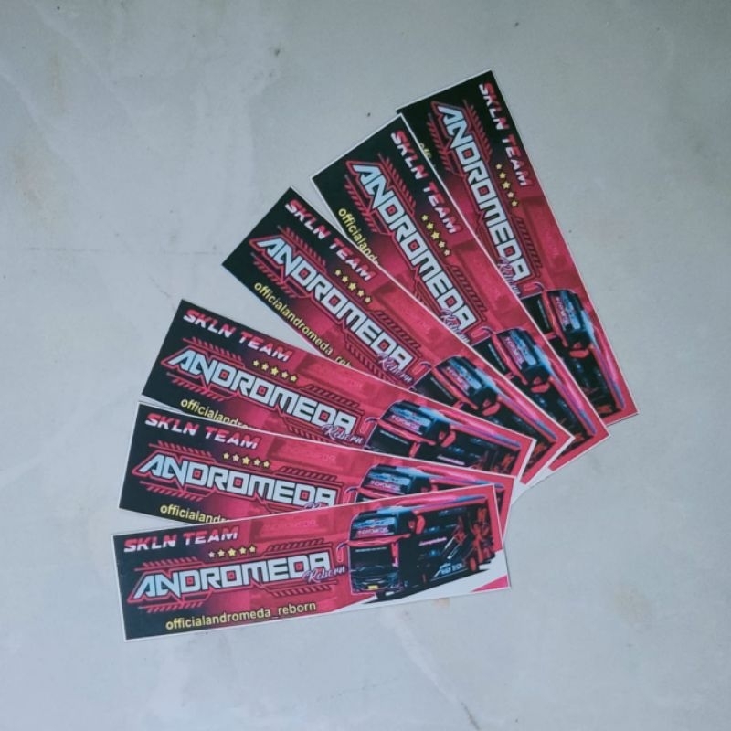 Jual stiker bus basuri / tempelan gambar bus viral / sticker bus ...