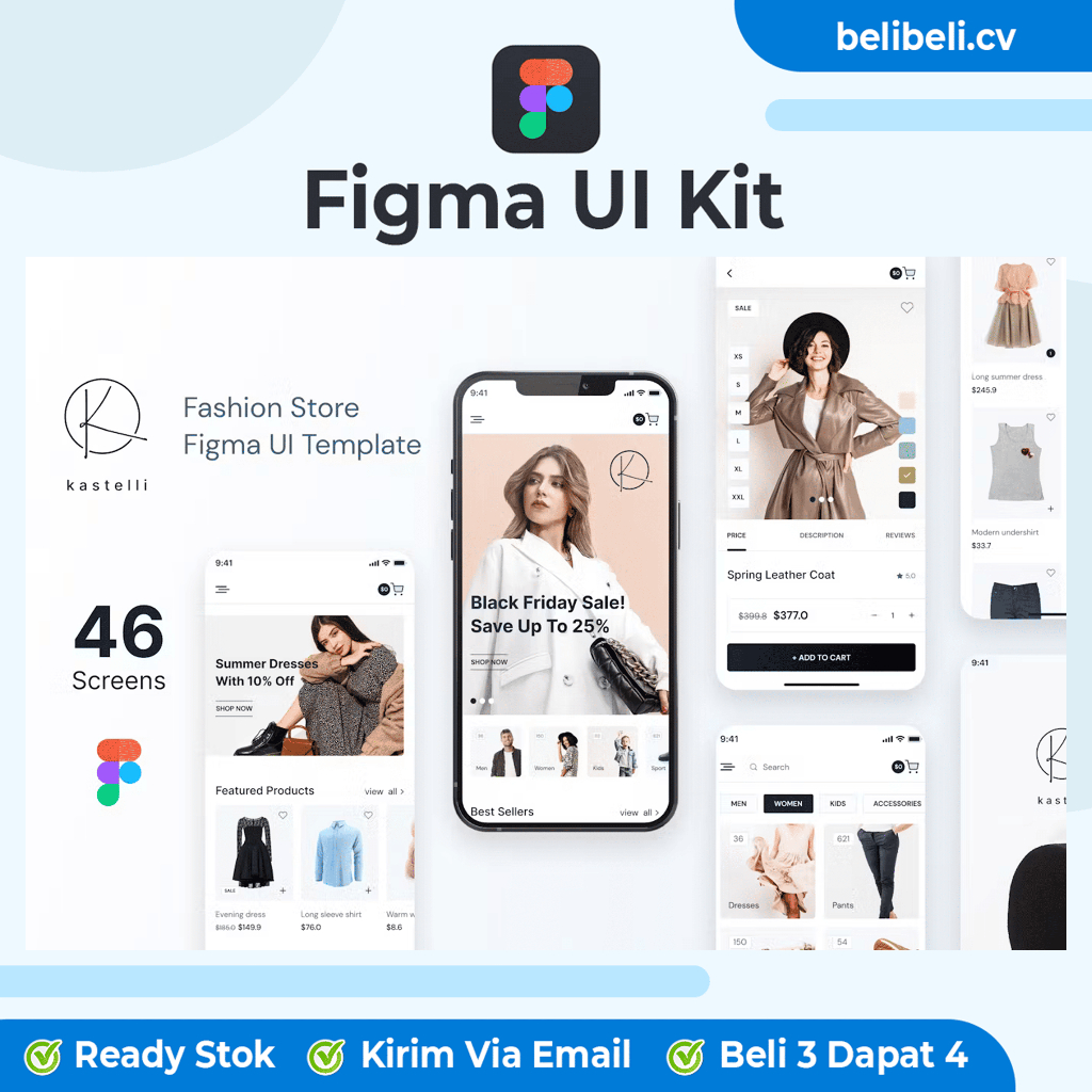 Jual Fashion Store UI - Premium Figma UI Kit | Shopee Indonesia