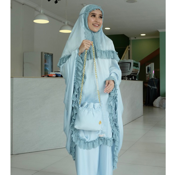 Jual Mukena Hanna Prayer Set / Mukena 3in1/Mukena seserahan/Mukena ...