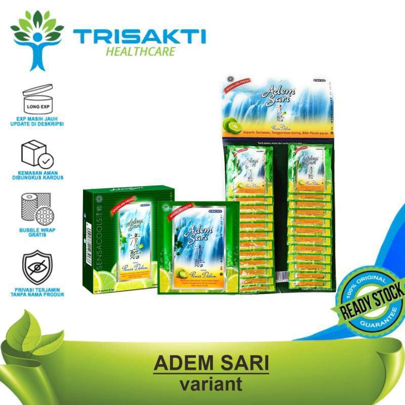 Jual ADEM SARI 1 DUS 5 SACHET/1 HANGER 24 SACHET /6 SACHET /12 SACHET ...