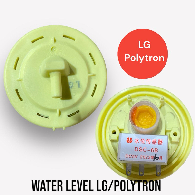 Jual SENSOR AIR/WATER LEVEL MESIN CUCI POLYTRON / LG KUNING | Shopee ...