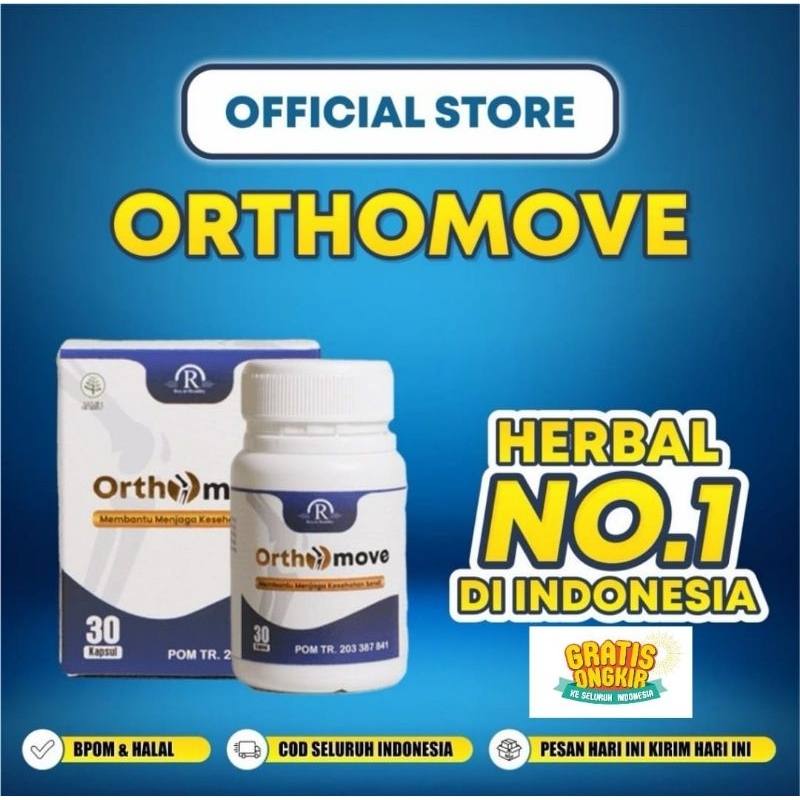 Jual Orthomove Obat Nyeri Sendi Tulang Herbal Saraf Kejepit Original ...