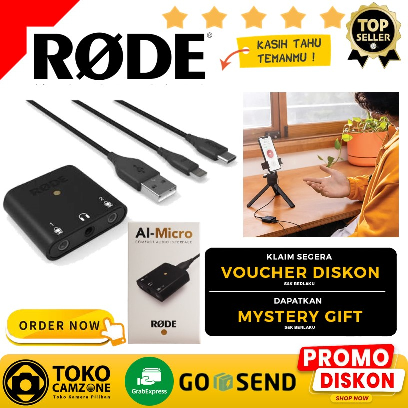 Jual RODE AI-Micro USB-C Audio Interface | Shopee Indonesia