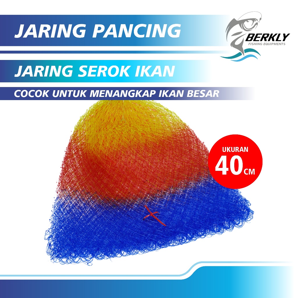 Jual BERKLY - Jaring Serokan Ikan Udang Jaring Warna Warni Diameter ...